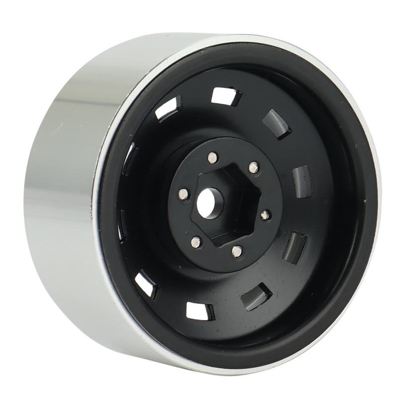 4PCS Rally 1.9 Metal Beadlock Wheel Hub Rim for 1/10 RC Crawler Axial SCX10 90046 AXI03007 ...