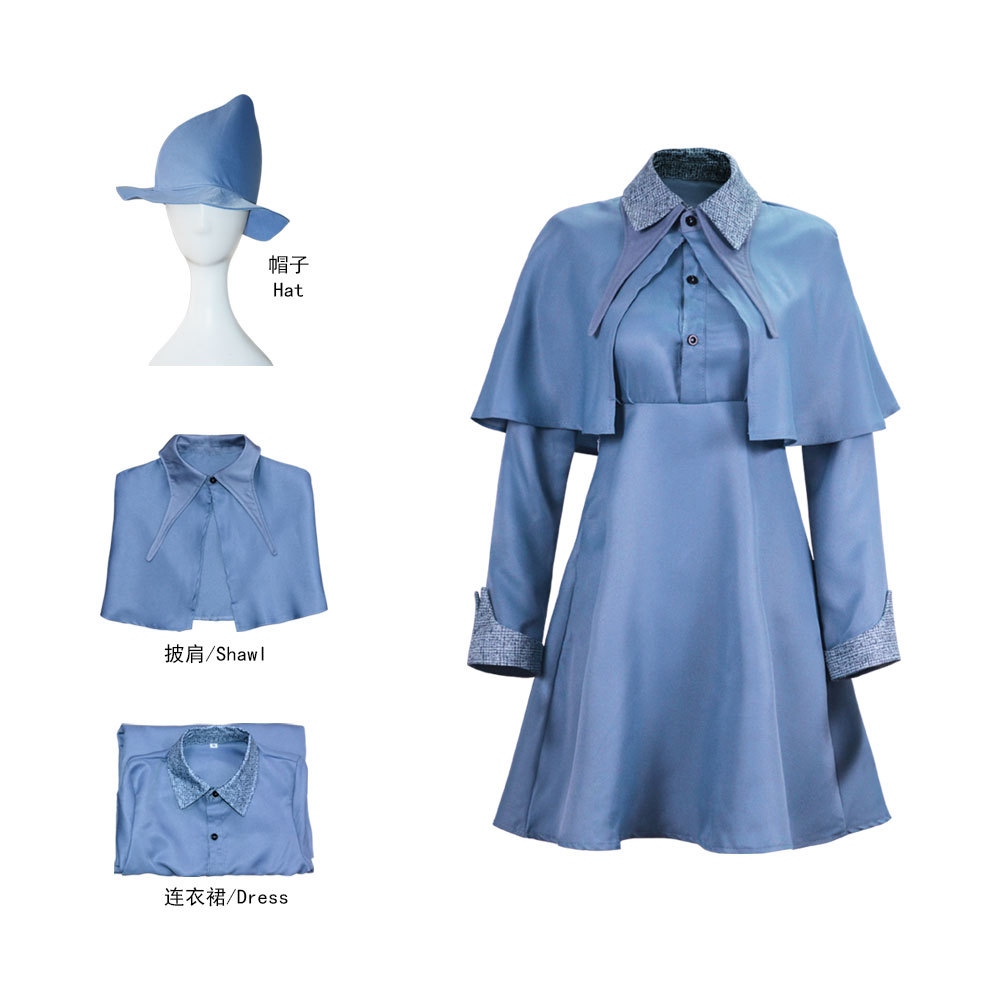 Harry potter lotus Kurt Della cos Halloween cosplay beauxbatons school ...