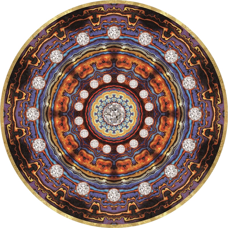 hot New Retro Bohemian Round Carpet Hand Woven Cotton Linen Carpet Rug ...