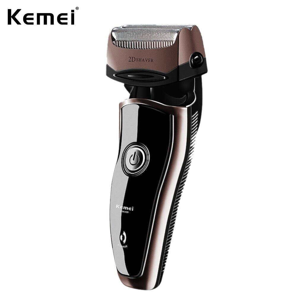 เครื่องโกนหนวด เครื่องโกนหนวดไฟฟ้า แบบไร้สาย Kemei 2D SHAVER ที่โกนหนวด ...