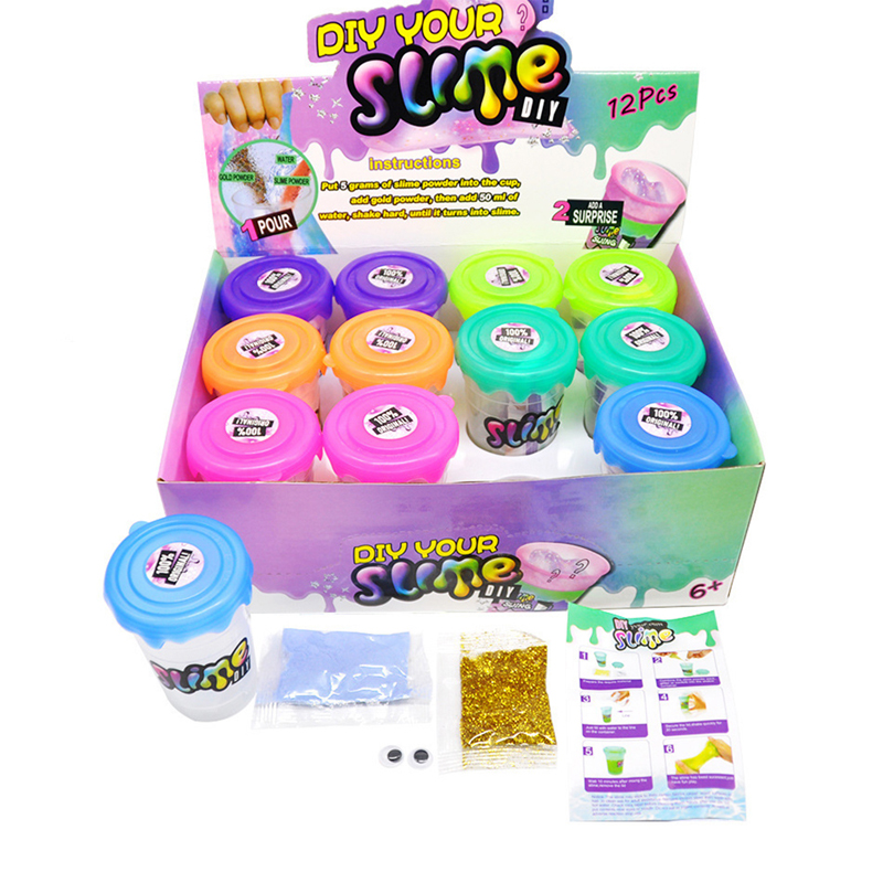 【Youer】DIY Glitter Make Fluffy Slime Kit Filler Powder Child Shake All ...