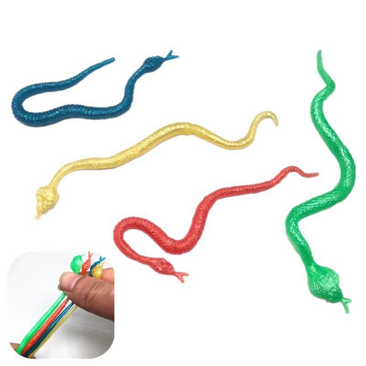Stretchy Snakes Colorful Elastic Snake Toy 30Pcs Easter Egg Fillers For ...