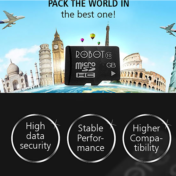 ROBOT เมมโมรี่การ์ด Micro SD cardMemory Card TF Card ความจุ 81632 gb ...