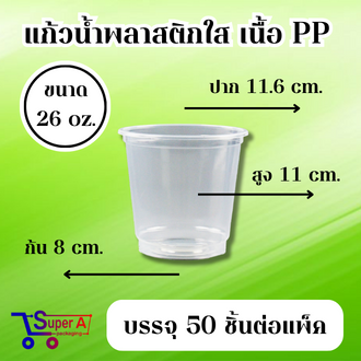 แก้วน้ำพลาสติกใส เนื้อ PP ยี่ห้อฮอร์นบอย ขนาด 24oz 26oz 28oz 30oz 32oz | Lazada.co.th