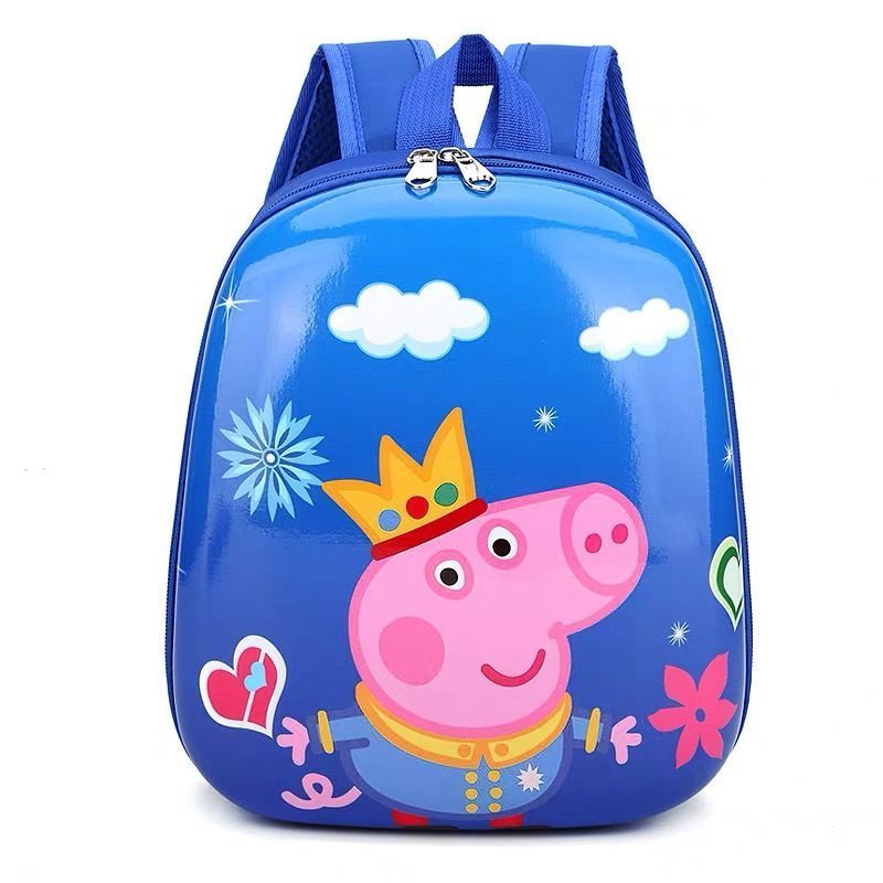 Peppa Pig Bag Eggshell Schoolbag Children Anime Cartoon Waterproof ...