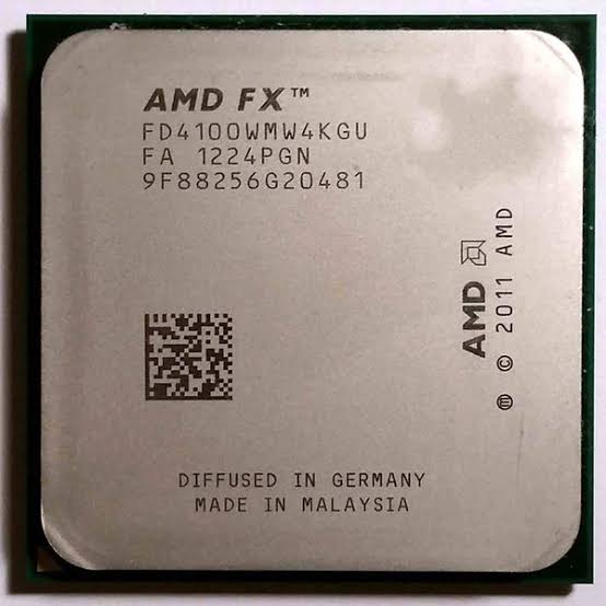 ซีพียู CPU AMD FX 4100 3.6Ghz 4คอ 4เทรด Socket AM3 ฟรีซิลิโคน1ซอง ...