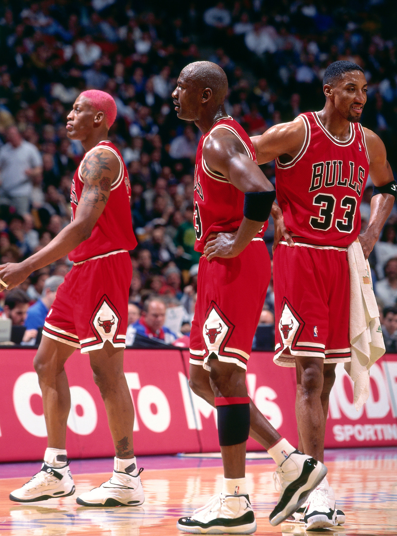 โปสเตอร์ Dennis Rodman ร็อดแมน บาสเกตบอล Chicago Bulls Basketball ...