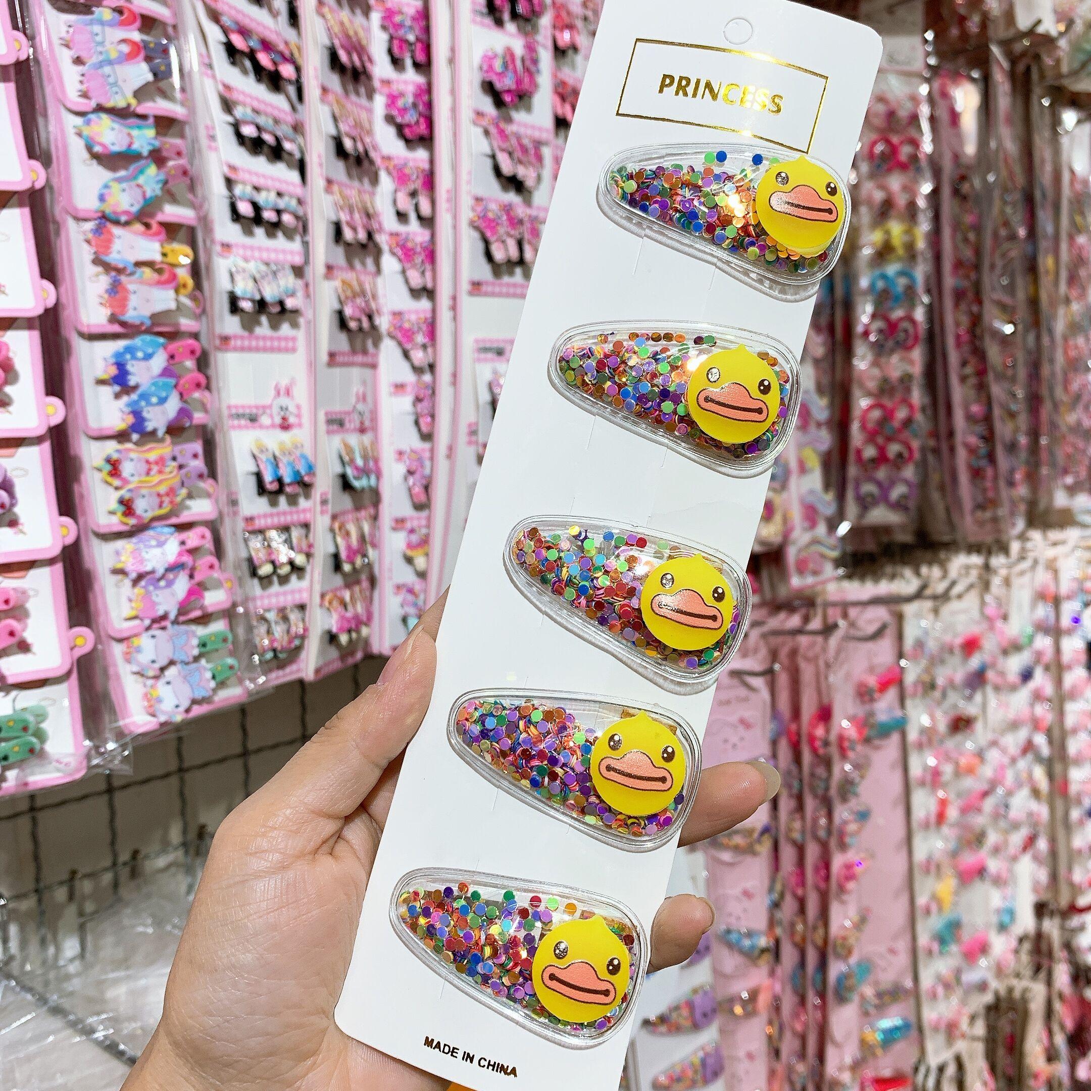 กิ๊บติดผมเด็กน่ารัก 5ชิ้น/เซ็ต 5pcs/set Hairpin Cute Cartoon PVC ...