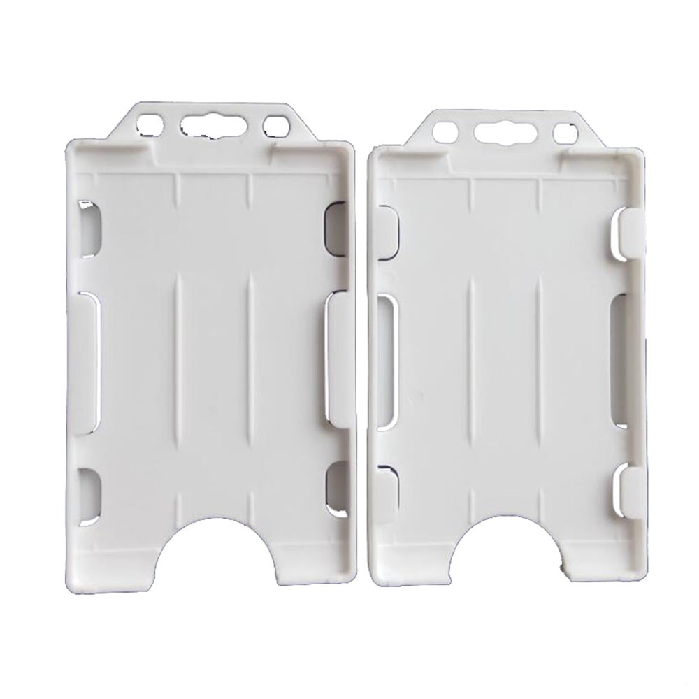 Clear Black White Heavy Duty 2-Sided Open Faced Vertical Dual-Use ...