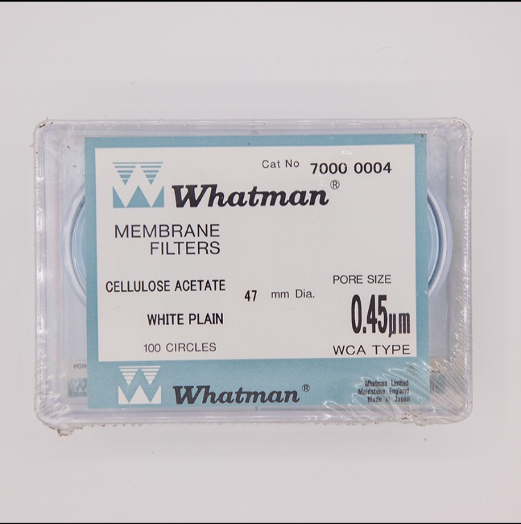 WHATMAN MEMBRANE FILTERS CELLULOSE ACETATE 0.45 UM - Seahill Online ...