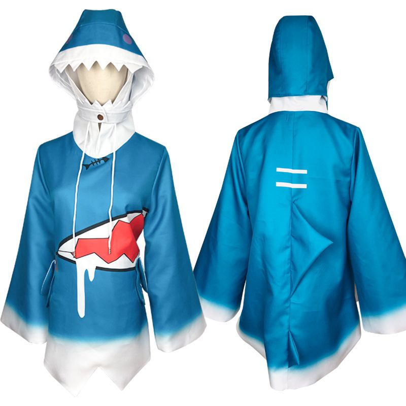 Hololive English Vtuber Gawr Gura Shark Cosplay Costume Top Outfits ...