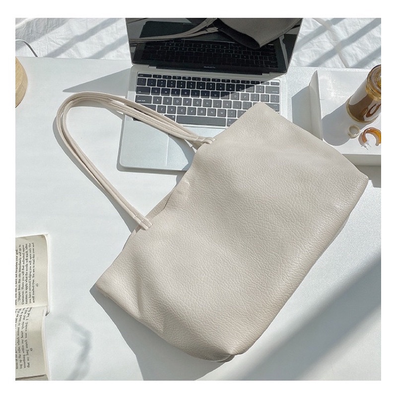 พร้อมส่ง กระเป๋าสะพาย Total bag ใบใหญ่จุของได้เยอะ แถมกระเป๋าใบเล็ก | Lazada.co.th