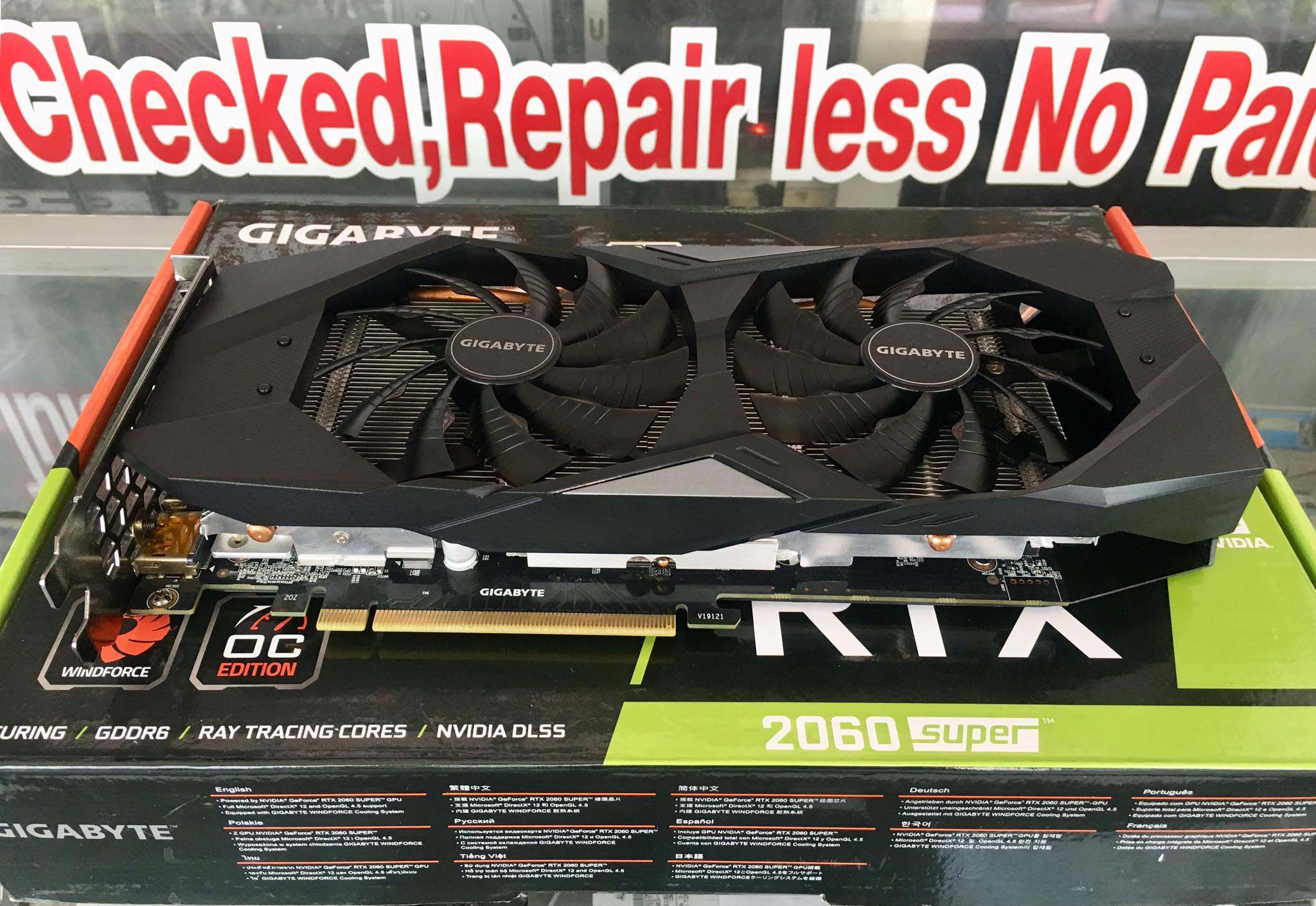 GIGABYTE RTX2060 SUPER WINDFORCE OC 8GB GDDR6(18481110240420 ...