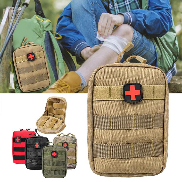 Camping Survival First Aid Kit Bag MilitaryTactical Medicals Waist ...