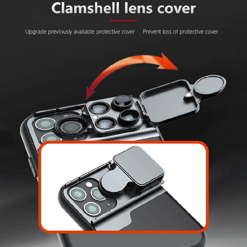 Multi Phone Camera Lens for iPhone 12 with Phone Case 10X 20X Macro 180 ...