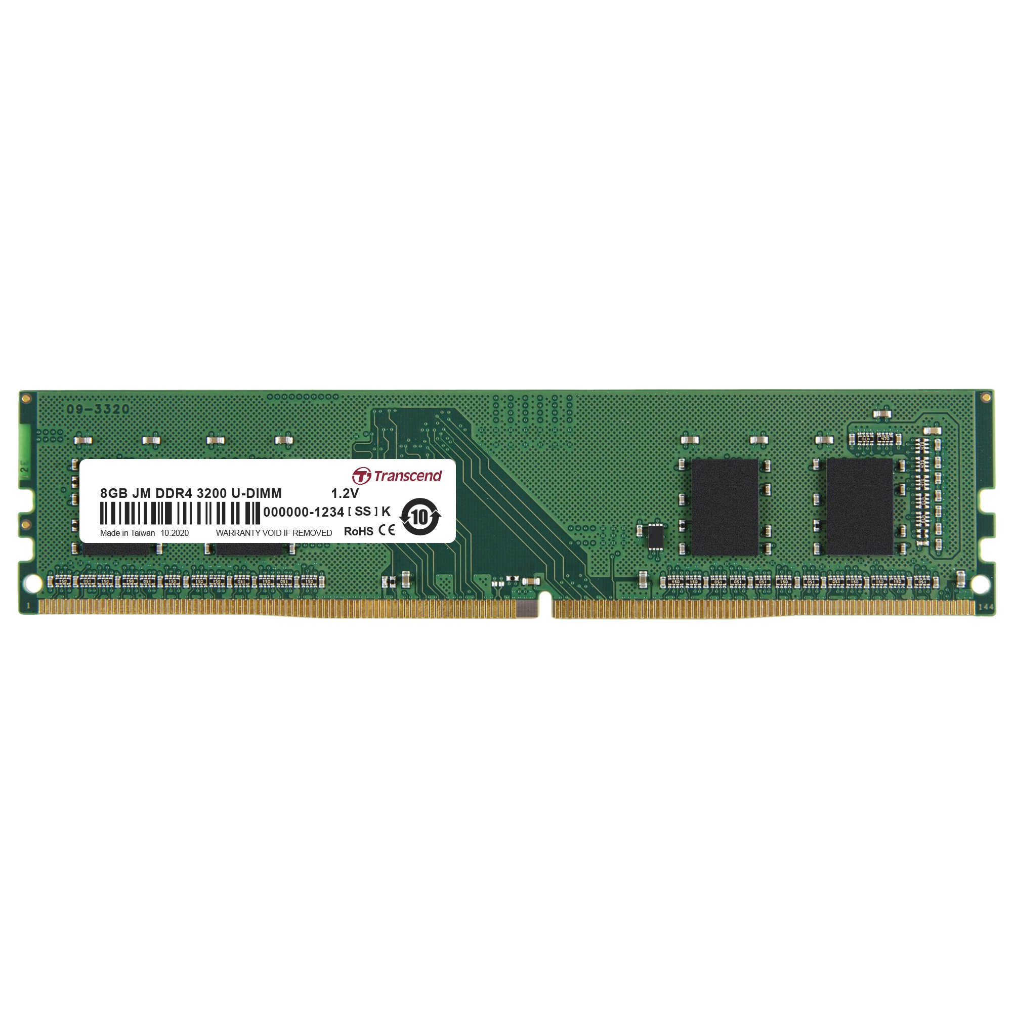 Transcend 8GB DDR4 3200 U-DIMM Memory (RAM) for Desktop แรมสำหรับ ...