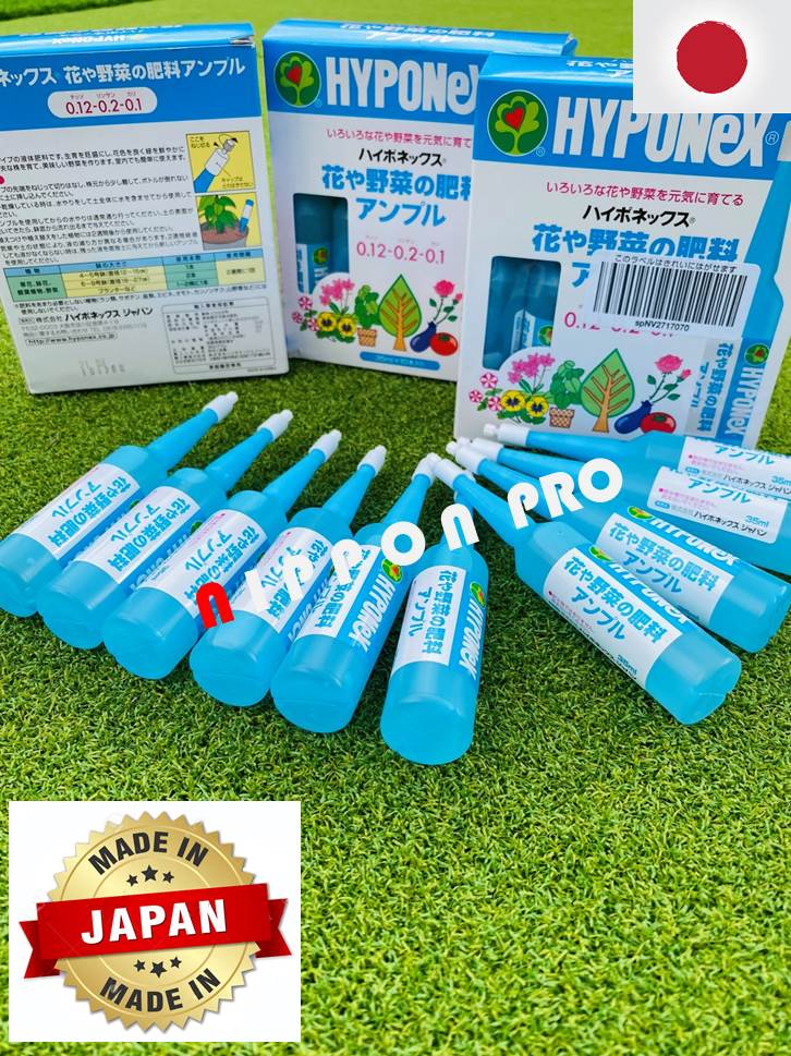 พร้อมส่ง *** Hyponex Ampoel ไฮโพเนกซ์ แอมเพิล ปุ๋ยปัก ชนิดน้ำ นำเข้าจากประเทศญี่ปุ่น สีฟ้า ขนาด ...