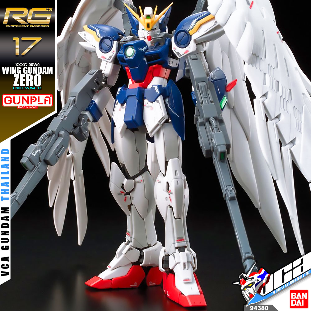 BANDAI GUNPLA REAL GRADE RG 1/144 WING GUNDAM ZERO EW โมเดล กันดั้ม กันพลา VCA GUNDAM - VCA ...