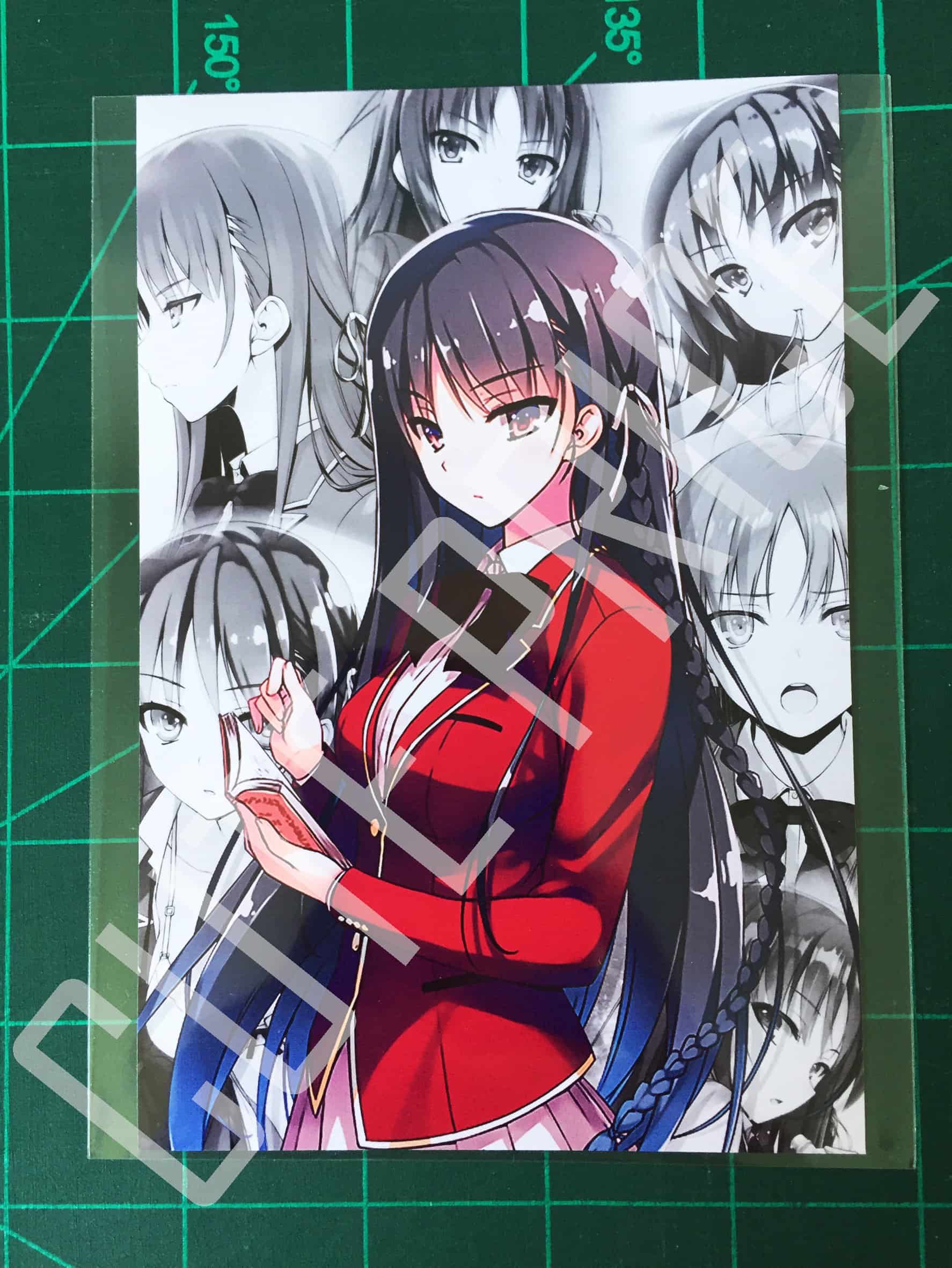 Postcard anime โปสการ์ดขนาด 4x6 นิ้ว ขอต้อนรับสู่ห้องเรียนนิยม(เฉพาะ ...