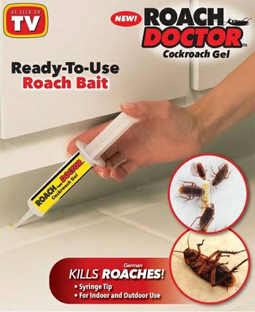 สินค้ามีตำหนิ ขายต่ำกว่าทุน!!! 44.-เท่านั้น เจลกำจัดแมลงสาบ ROACH DOCTOR (30 กรัม) คืนเดียวเห็น ...