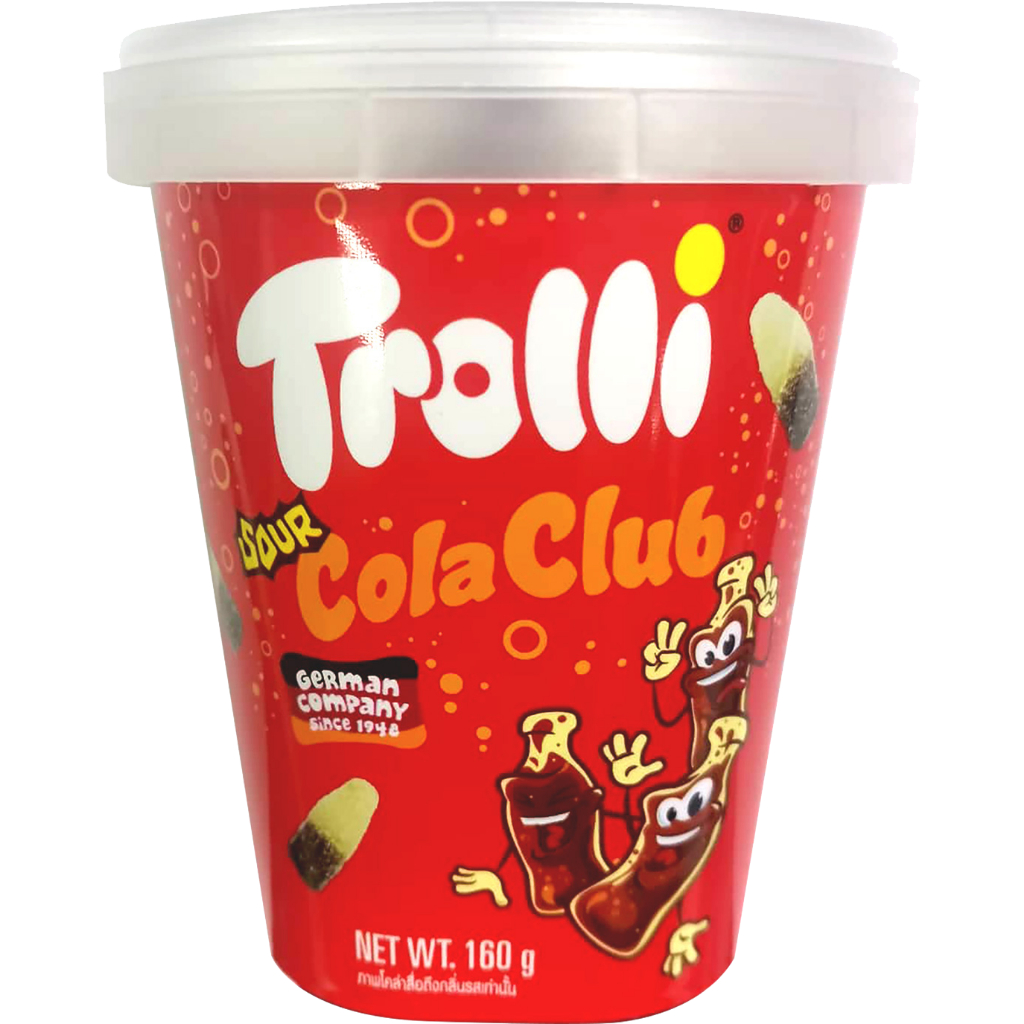 Trolli Brite crawlers Gummi Candy Jelly Sour Cola 160g Haribo เยลลี่ท ...