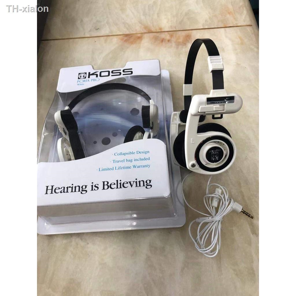 【หูฟัง】 KOSS Porta Pro หูฟัง PP คุณภาพสูง เบสหนัก HIFI Porta Pro gift - xialon - ThaiPick
