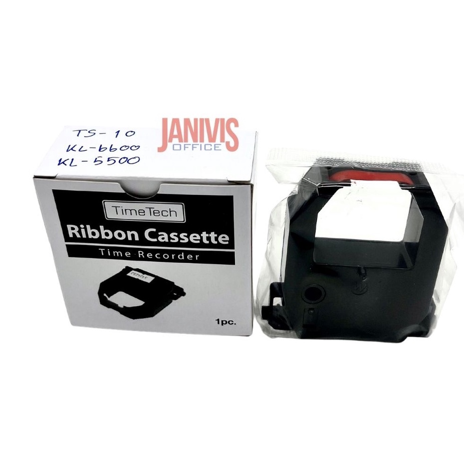 ผ้าหมึกเครื่องตอกบัตร TIME TECH ใช้กับเครื่องตอกโฉมเก่าKL-6600/KL-5500/KL-6500/KL-7700/KL-3300 ...