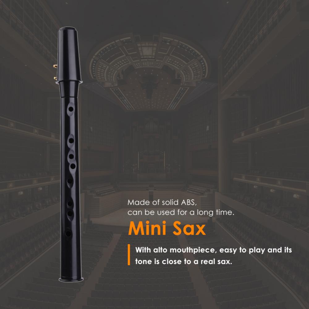 Arrive in 3 days Mini Bb Alto Mouthpiece Portable Pocket Saxophone with ...