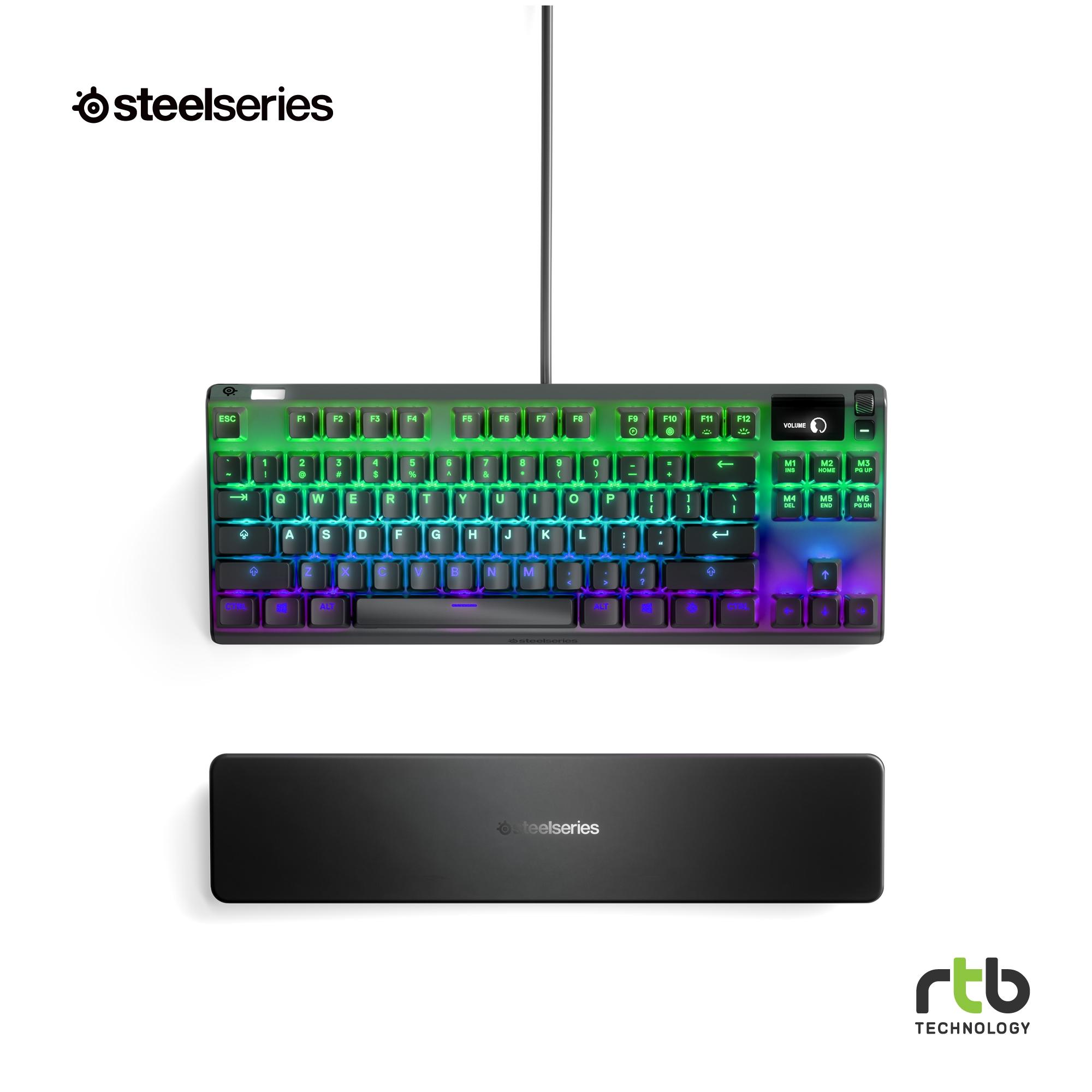 SteelSeries คีย์บอร์ดเกมมิ่ง RGB รุ่น Apex Pro TKL - RTB - ThaiPick