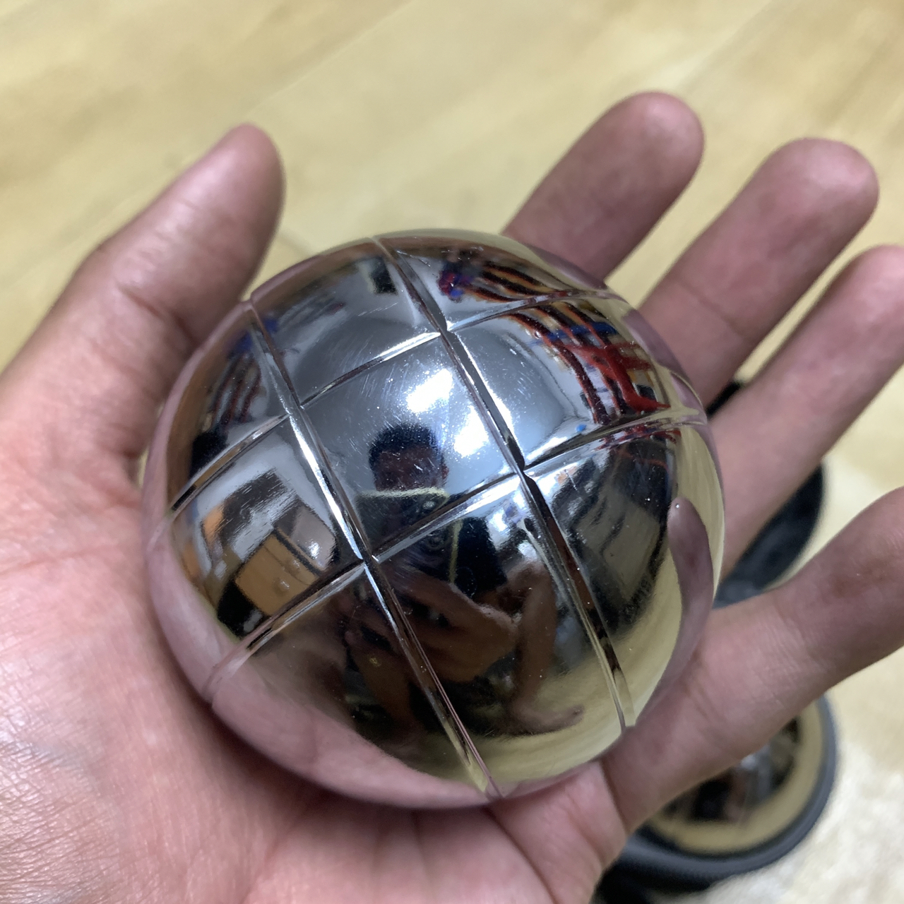 ลูกเปตอง Metal Bocce Ball Set พร้อมกระเป๋า 1 ชุด 3 ลูก ลูกบอลโลหะ ลูก ...