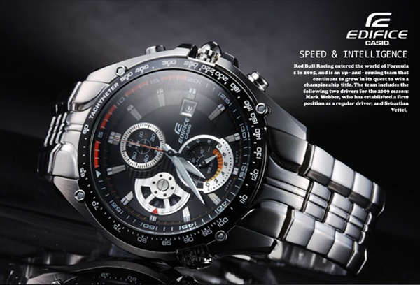 นาฬิกา คาสิโอ้ นาฬิกาข้อมือผู้ชาย นาฬิกา รุ่น EF-543D-1AVDF รับประกัน 1 ปี - Casio watch16888 ...