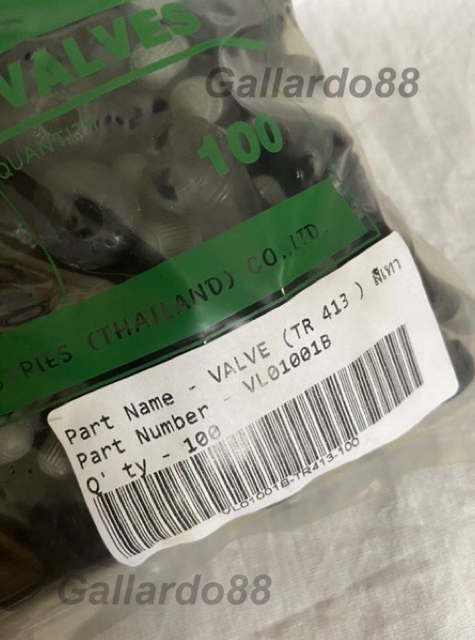 จุ๊บลมยาง แปซิฟิก ฝาเทา TR413 (100ตัว) จุ๊บลม จุ๊บวาล์ว หัวทองเหลือง คุณภาพดี ยี่อห้อ Pacific ...