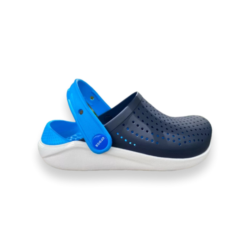 Genuine Official Crocs LiteRide Fashion Kids Slippers T102 Soft Sole ...