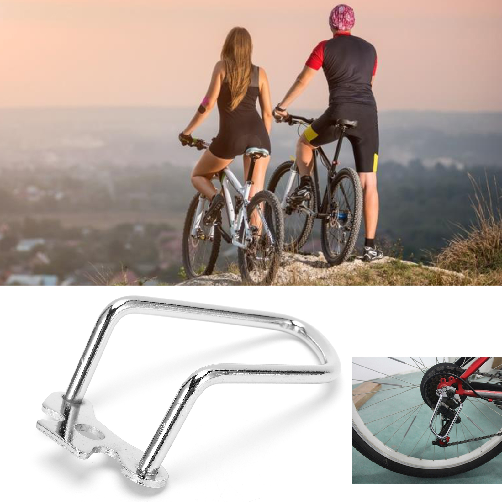 【COD】จักรยานที่ทนทานด้านหลัง Derailleur Guard Rack Protector Carbon ...