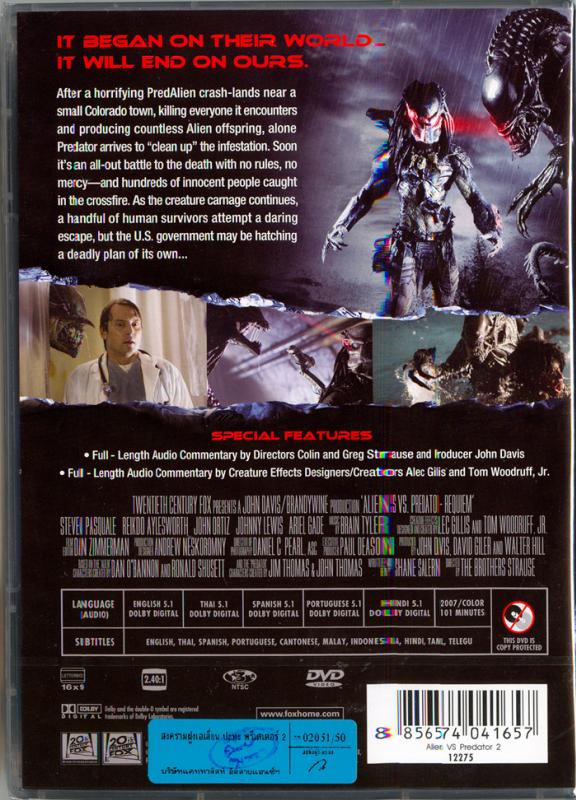 Alien vs Predator 2 (2 Disc Special Edition) (DVD) - BLOCKBUTTER BKK ...