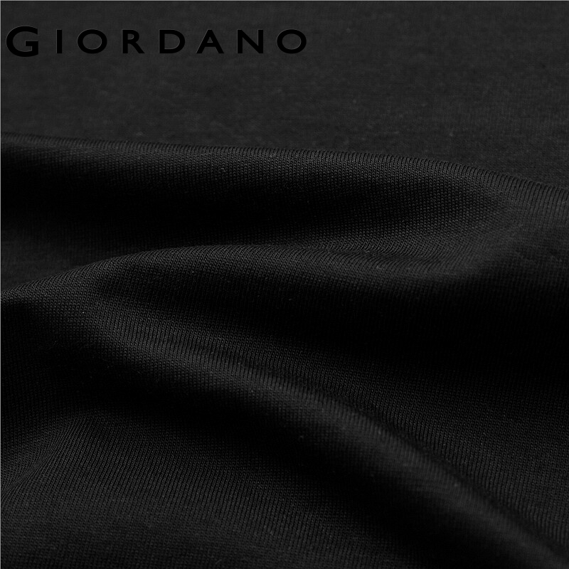 Giordano Men Rega Series T-Shirts Stylish Printing Ribbed Crewneck Tops ...