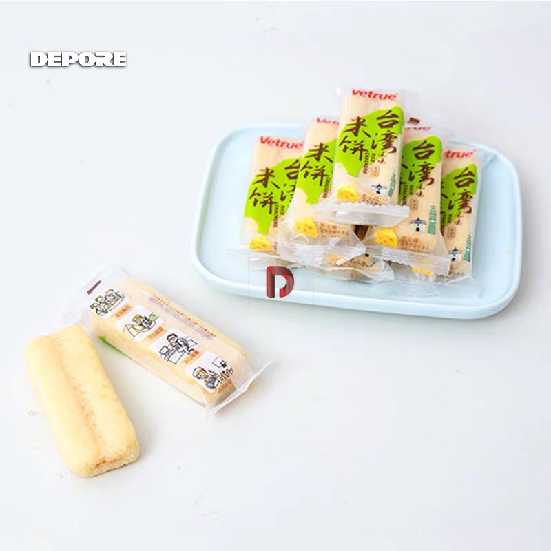 ขนมใต้หวัน มีรสชีส หรือรสไข่เค็ม หอม กรอบ อร่อยจนลืมโลก เค้กข้าวอบกรอบ ...