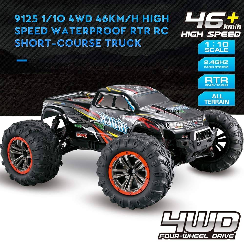 รถบิ๊กฟุตระบบไฟฟ้า 110 XinLeHong Toys 9125 เร็ว 46 กมชม. 4WD Off-road ...
