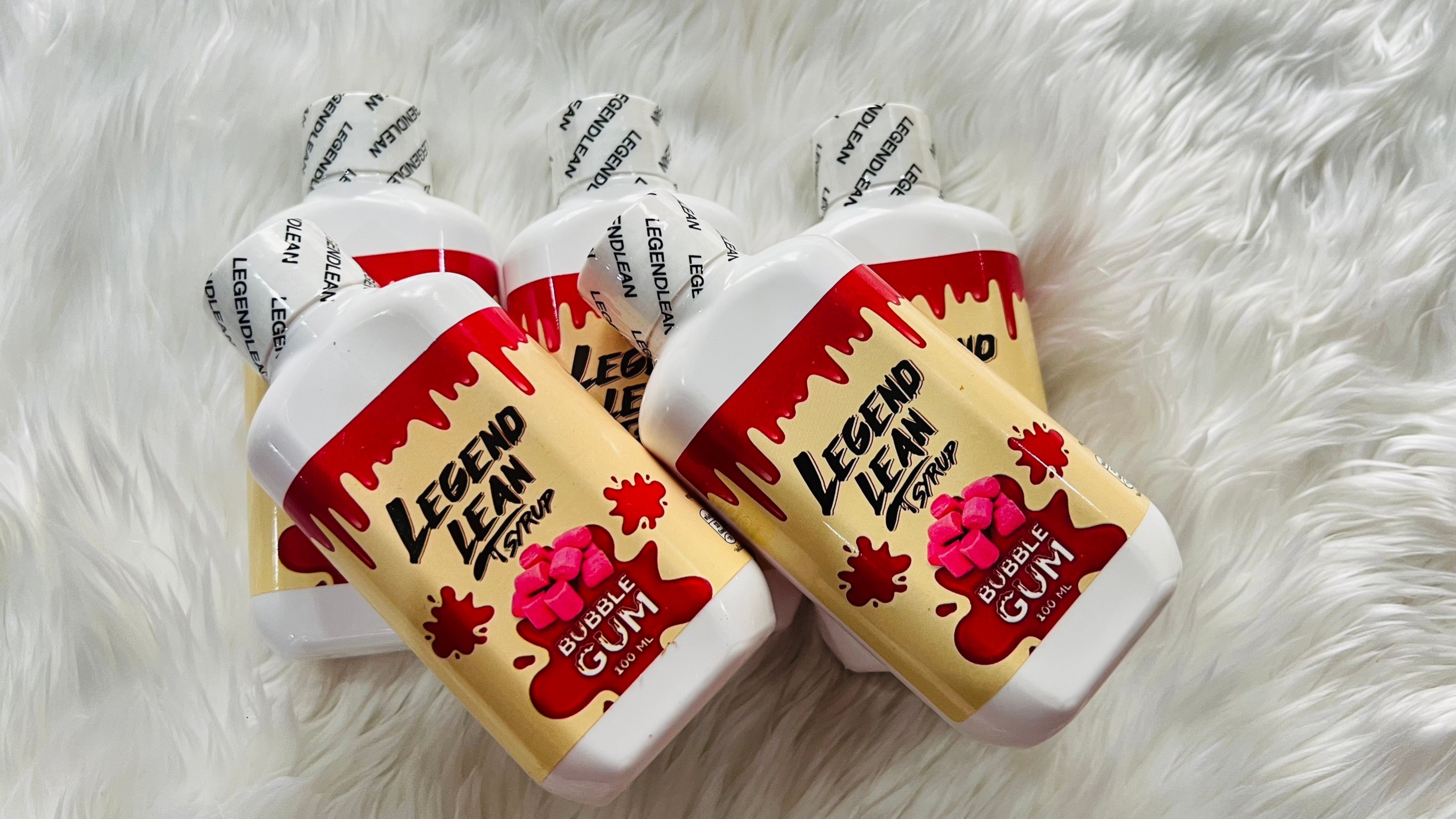 Legend lean Syrup ลีนองุ่นแท้ (ตรา รีเจ้นลีน) กลิ่นบับเบิลกัมมี้ 100ml ...