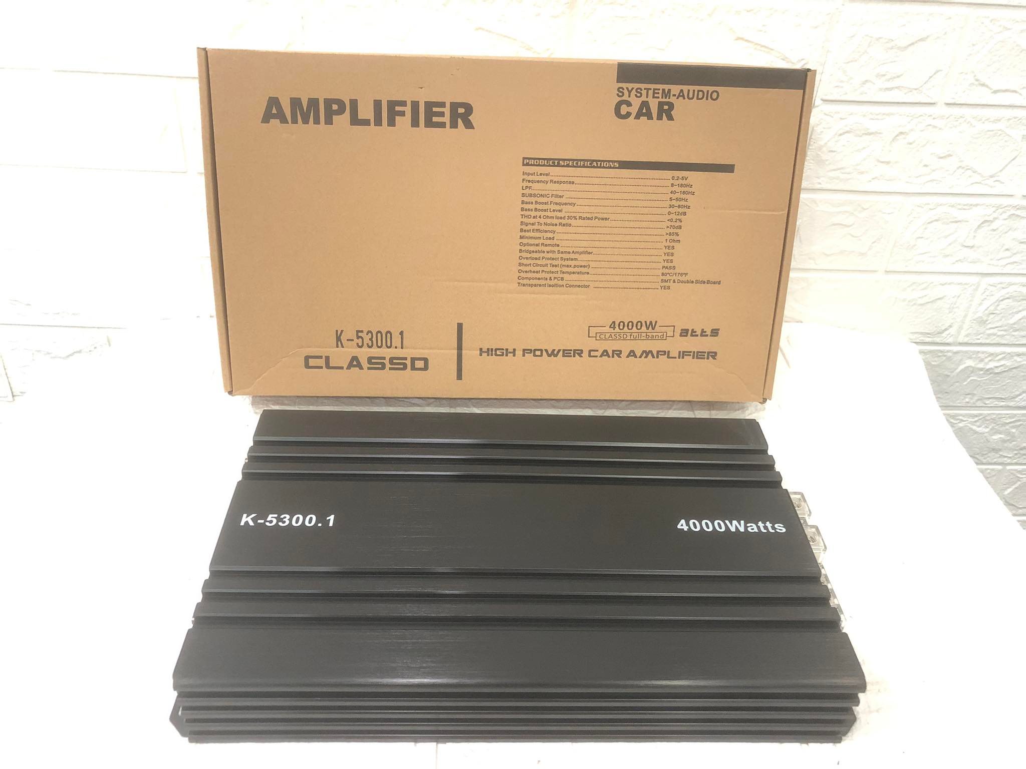 เพาเวอร์คลาสดีขับเบส K-3500.1 3500Watts เบสแรงหนัก ขับซับ102203ก้อน ขับ ...