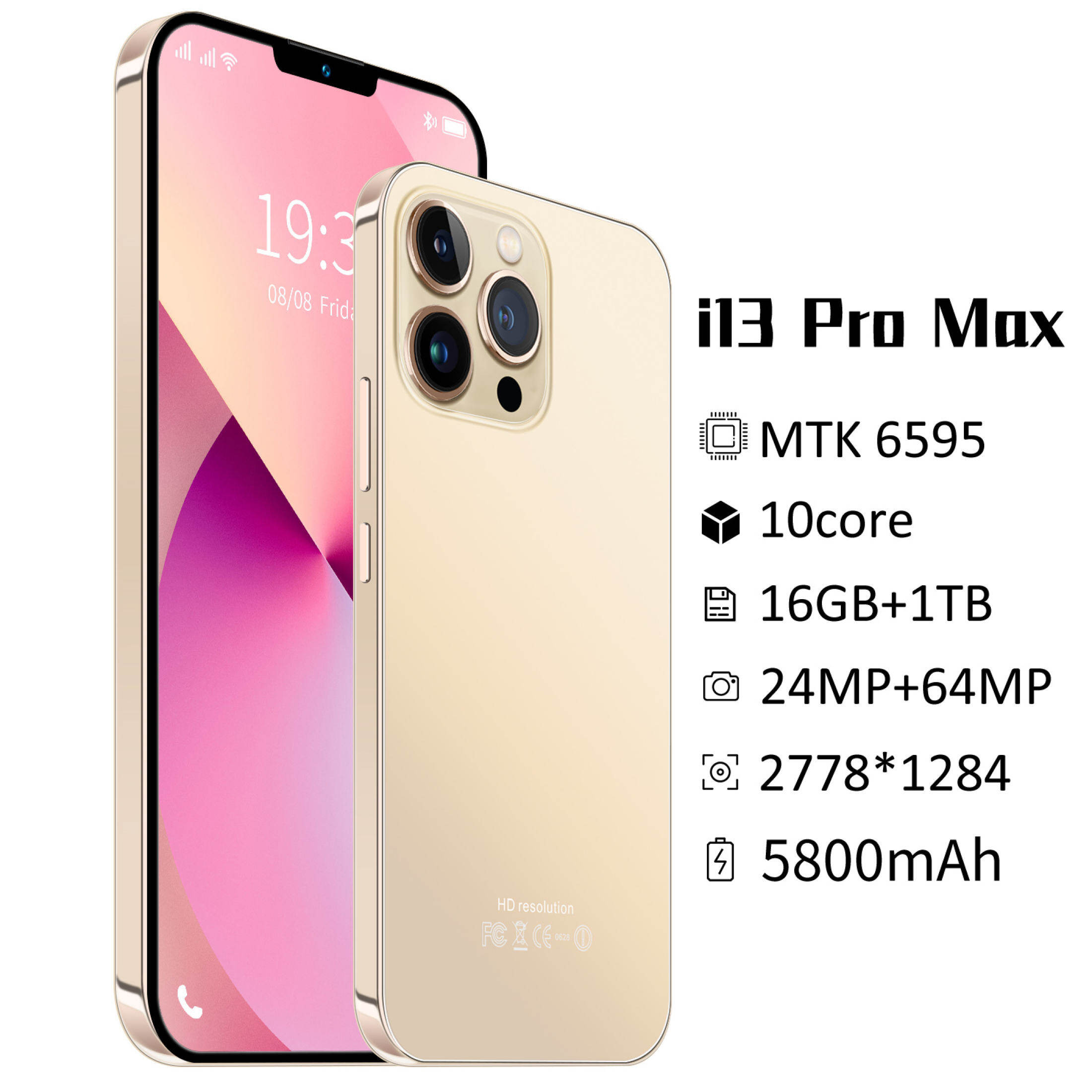 i13 Pro Max 5G 7.5นิ้ว โทรศัพท์มือถือ รองรับ2ซิม Smartphone4G/5G ...