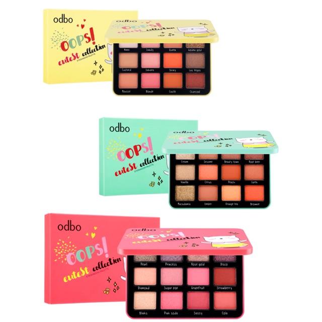 Odbo Cutest Collection EYESHADOW PALETTE #175บาท หนึ่งในคอลเลคชั่น แมว ...