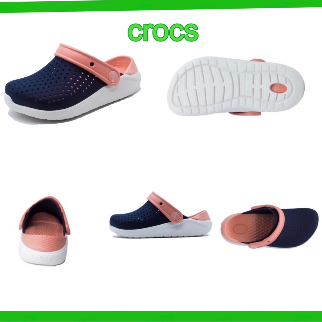 Crocs Lite Rideรองเท้าCrocs Lite Ride Crocs หัวโตของเด็ก Crocs รองเท้า ...
