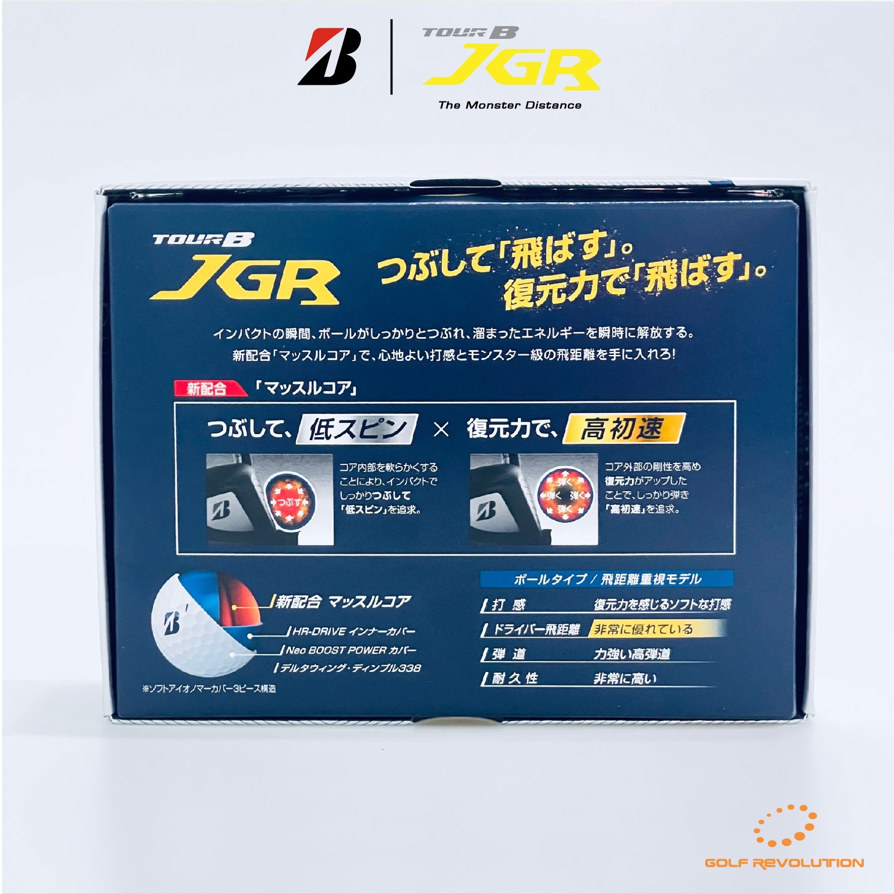 ลูกกอล์ฟ Bridgestone Golf - NEW TourB JGR Golf Ball Price 1490 THBdz ...