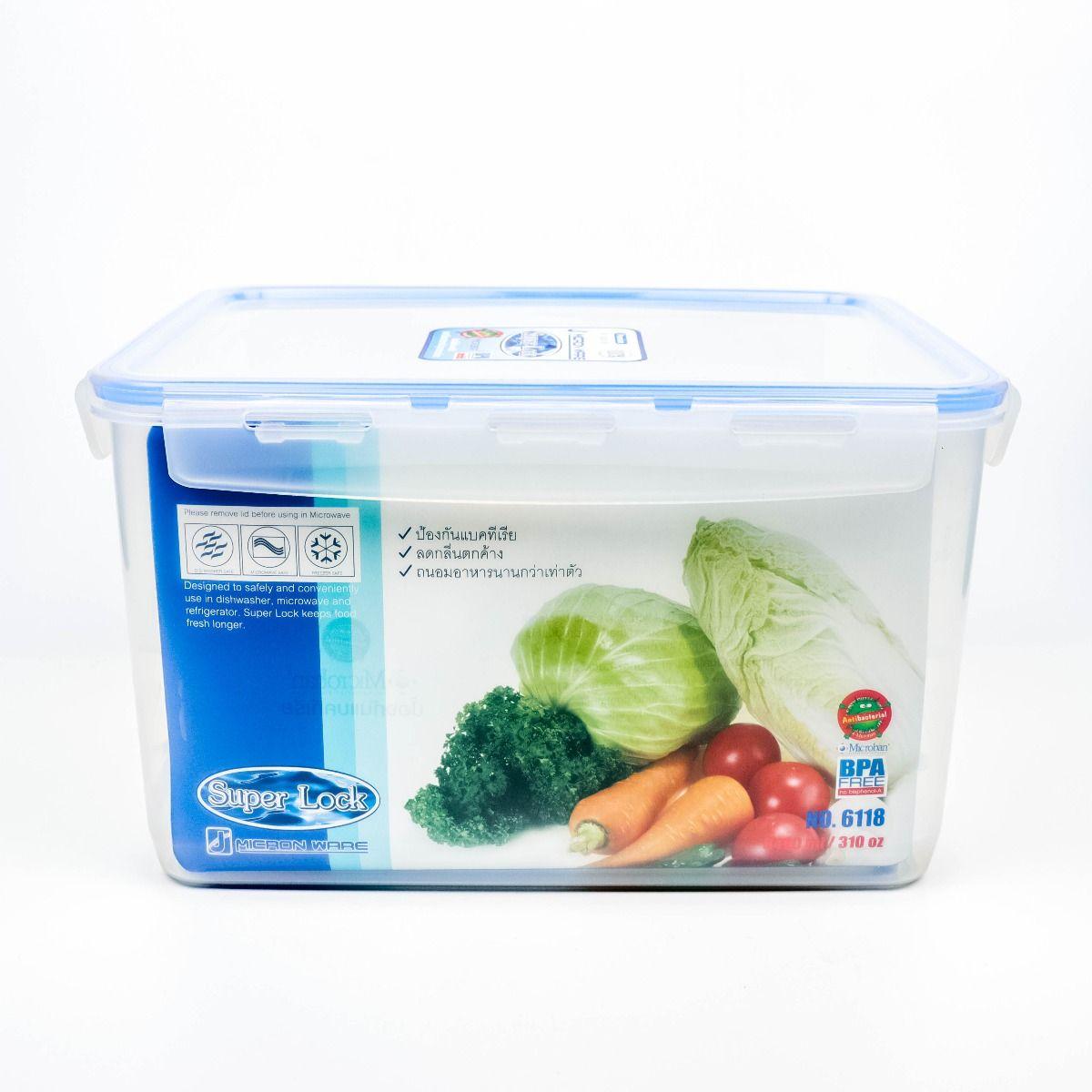 กล่องถนอมอาหารเกรดพรีเมี่ยม ป้องกันเชื้อราและแบคทีเรีย เข้าไมโครเวฟได้ ...