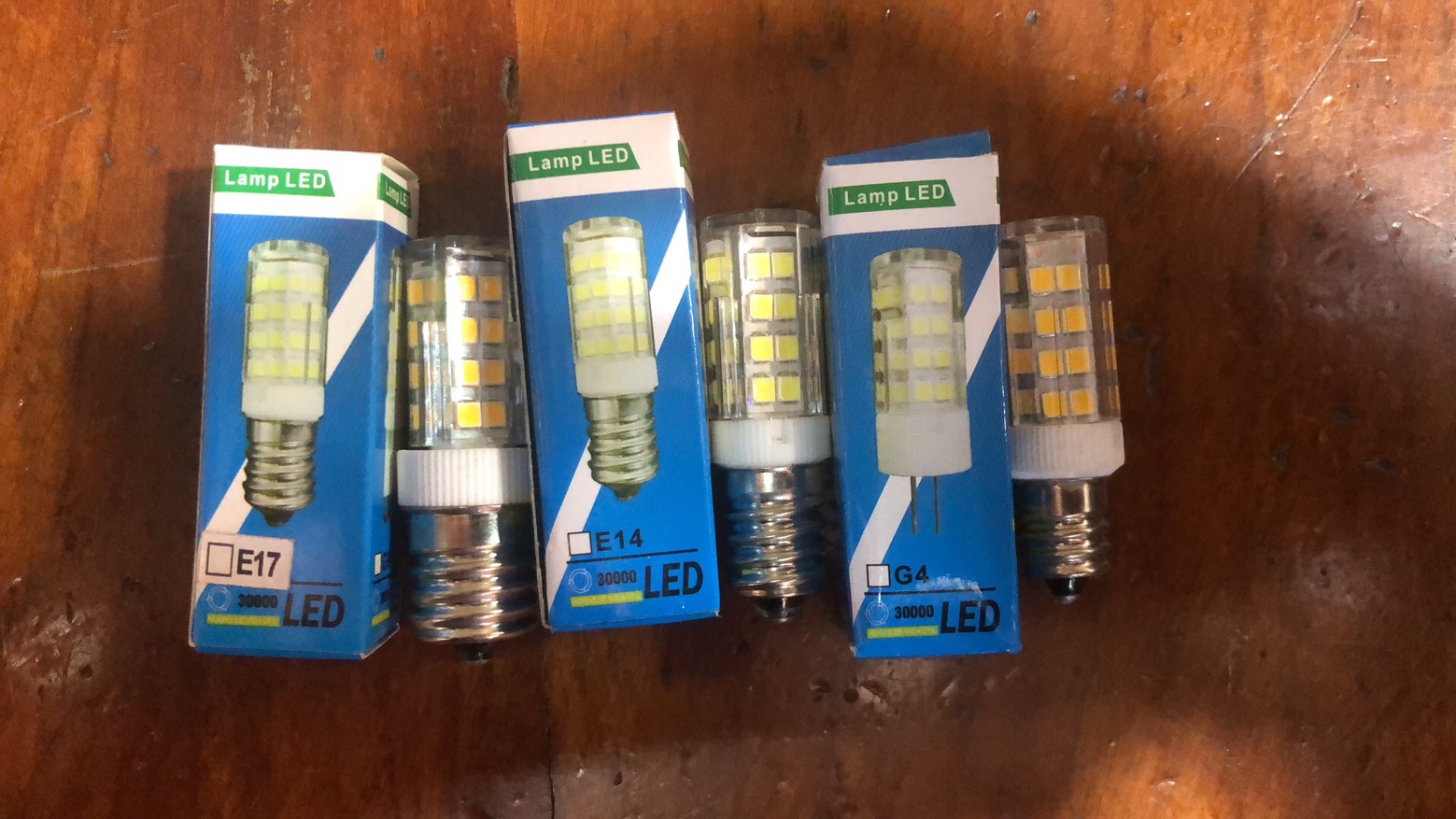 หลอดไฟแอลอีดี หลอดตู้เย็น หลอดศาลเจ้า 5W ขั้วE12 E14 E17 สีขาว สีวอร์ม วัสดุ เซรามิก พลาสติก ทน ...