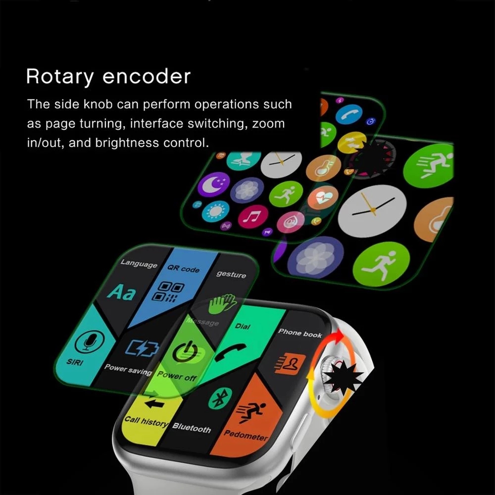 【พร้อมส่งไทย】FK88 Smartwatch นาฬิกาผู้ชายผู้หญิง Bluetooth Call 1.78 ...