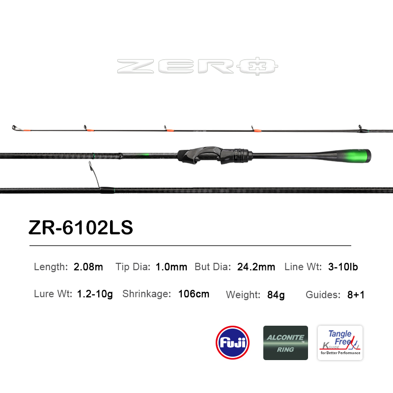 PURELURE ZERO Small Bait Light High Carbon Long Throwing Rod Rock ...