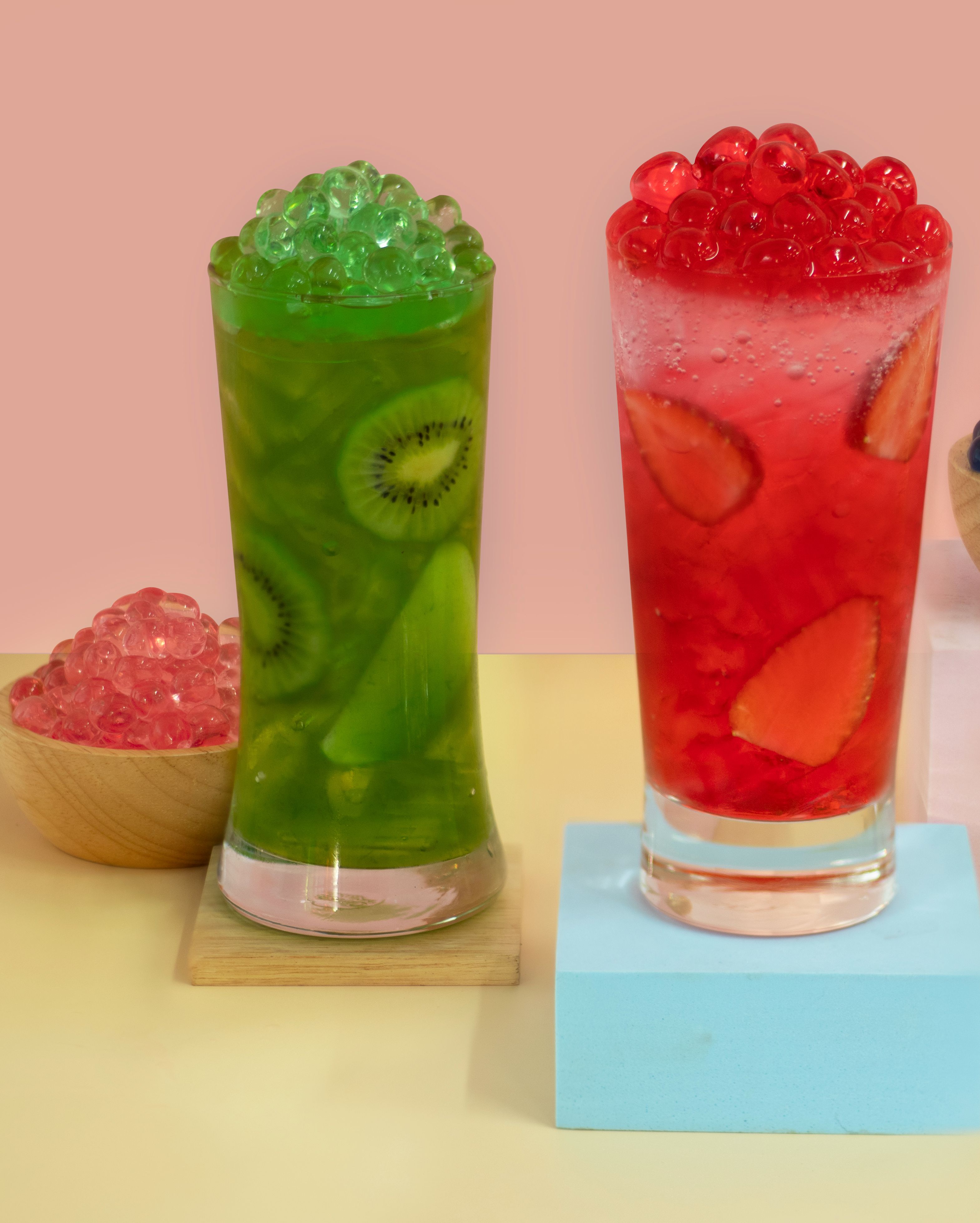 ลดราคา50 ลองบีชป๊อปปิ้งโบบาแอปเปิ้ล (1000g.) LongBeach Apple Popping ...