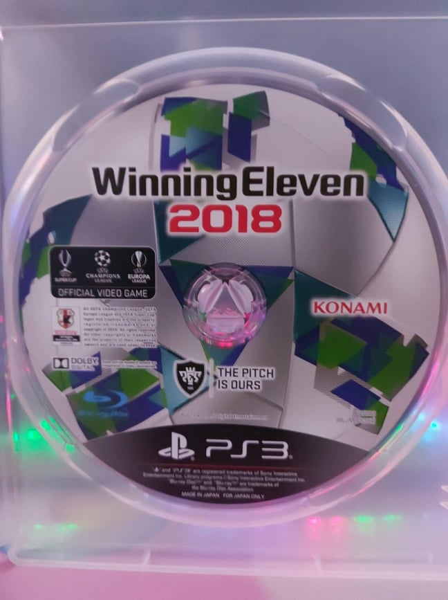 แผ่นเกมส์ PS3 Winning Eleven 2018 แผ่นแท้ (JP) + (EN) 2 n d hand ...